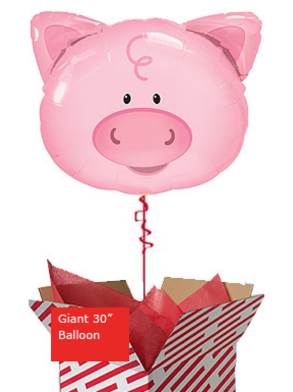 Giant Playful Pig Balloon