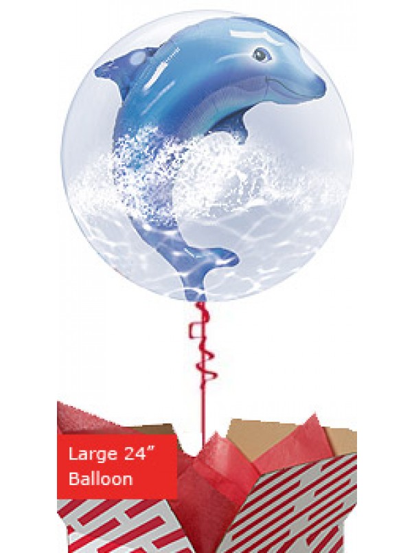 Large Jumping Dolphin Balloon delivery Dublin Ireland.